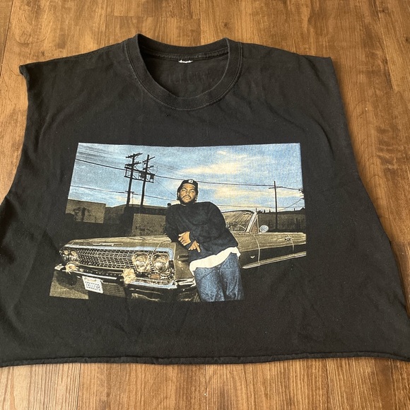 Tops | Ice Cube Graphic Muscle Crop Tshirt | Poshmark